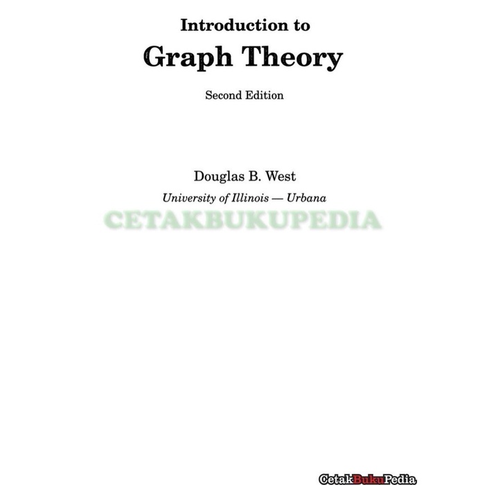Jual Buku West D Introduction To Graph Theory 2Ed | Shopee Indonesia