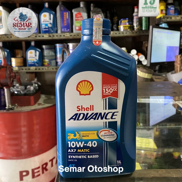 Jual JAYAmart- Oli Mesin Shell Advance AX7 Matic 1 liter | Shopee Indonesia