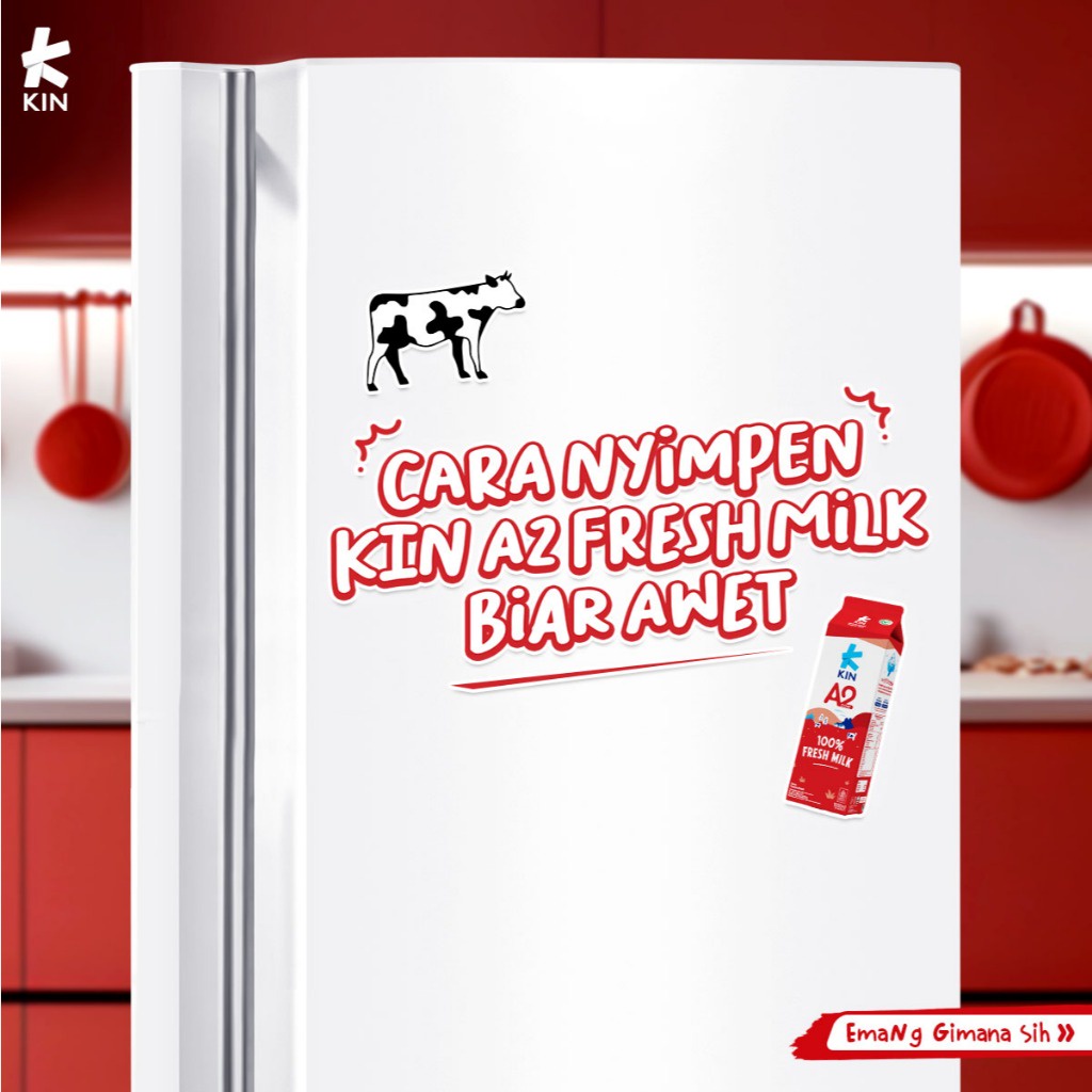 Jual KIN Pasteurised Fresh Milk Full Cream 1000 Ml | Shopee Indonesia