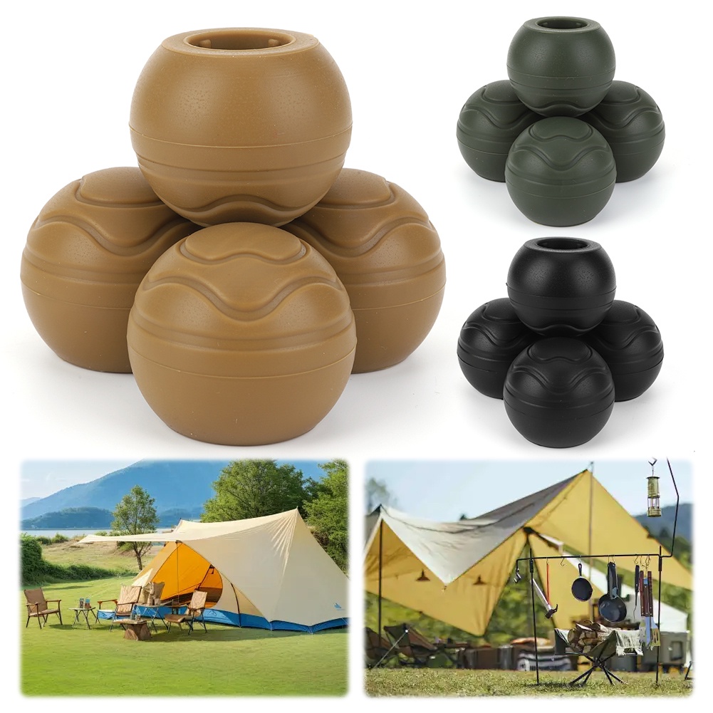 Jual 4Pcs Camping Chair Leg Cap Anti Slip Outdoor Chair Leg Tips Ball ...