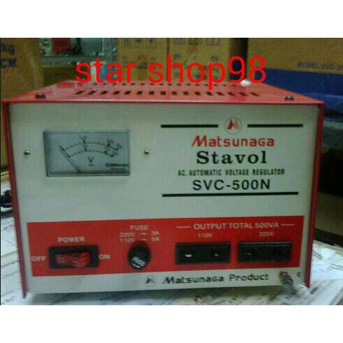 Jual STABILIZER 500W MATSHUNAGA KUALITAS TERBAIK | Shopee Indonesia