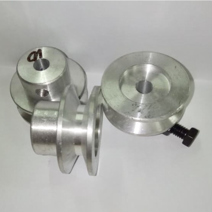 Jual Puli A1 2 Inch As 10Mm Pully Alumunium / Pulley A1 2" As 10Mm ...