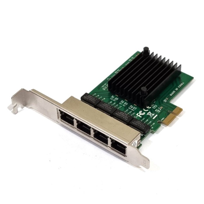 Jual Pcie Lan Card 4 Port Gigabit Realtek Pci Ethernet Quad Port High ...