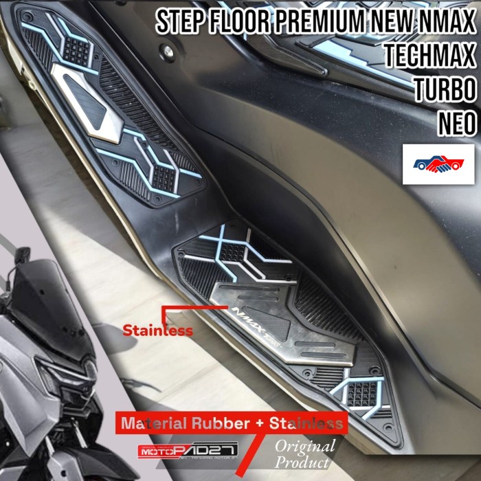 Jual BEST SELLER karpet motor NEO NMAX TURBO TECHMAX 2024 rubber ...