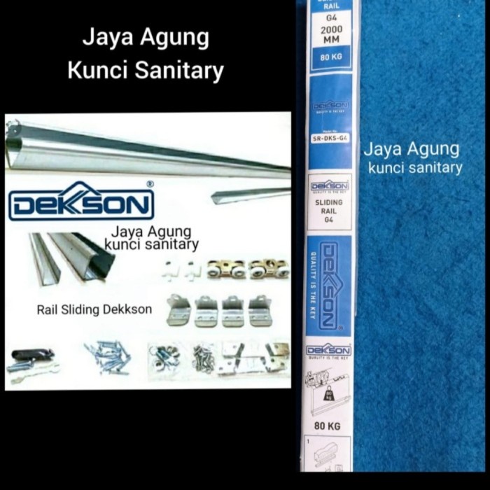 Jual Rel Sliding Dekkson G4 Rail Pintu Sliding Dekson 2M | Shopee Indonesia