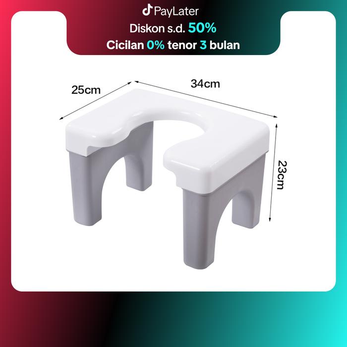 Jual Muzy Kursi Toilet Duduk Kursi WC Pispot BAB Dudukan Closet Jongkok ...