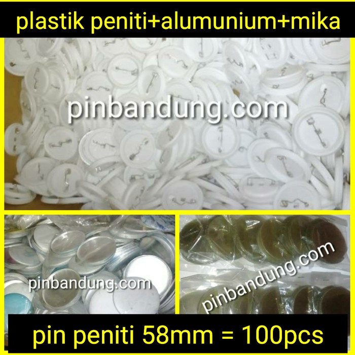 Jual Jual [READY] bahan baku pin ukuran 58 mm isi 100pcs | Shopee Indonesia