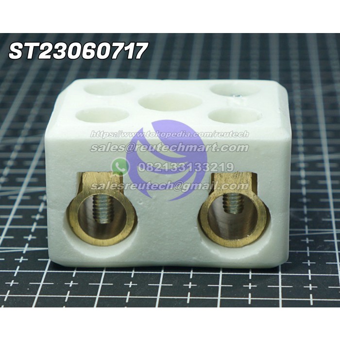 Jual Terminal Block Keramik 150A Terminal Blok Keramik 2 Pole 150A ...