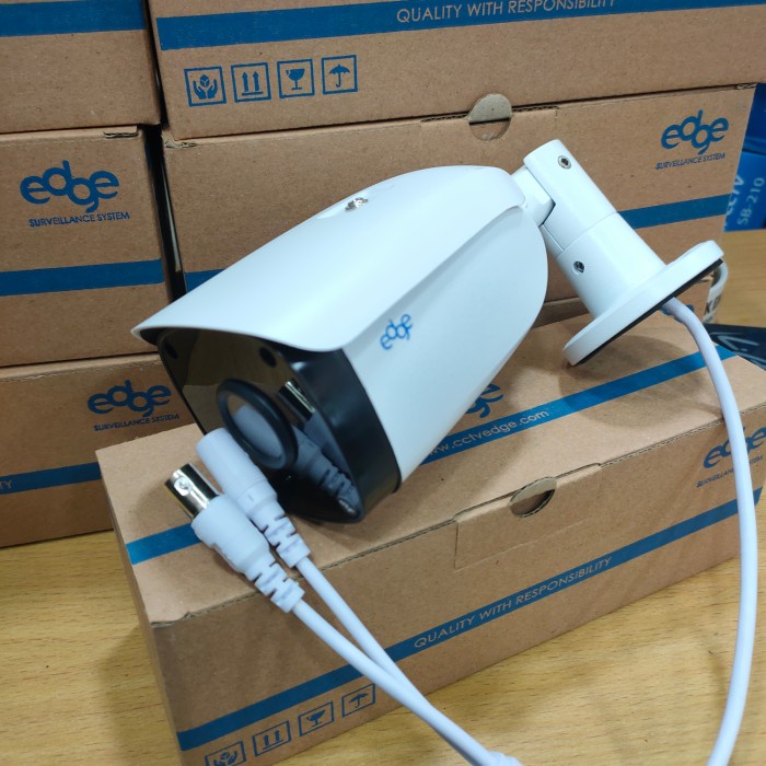 Jual kamera cctv edge outdoor 2mp hybrid body besi support semua jenis ...