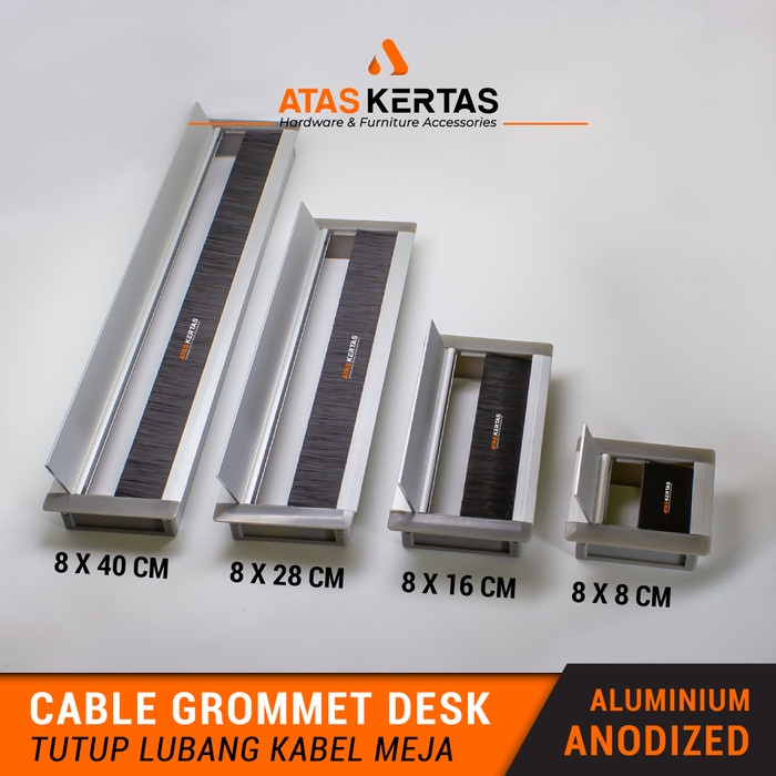 Jual gromet kabel meja kantor kotak / tutup lubang kabel meja | Shopee ...