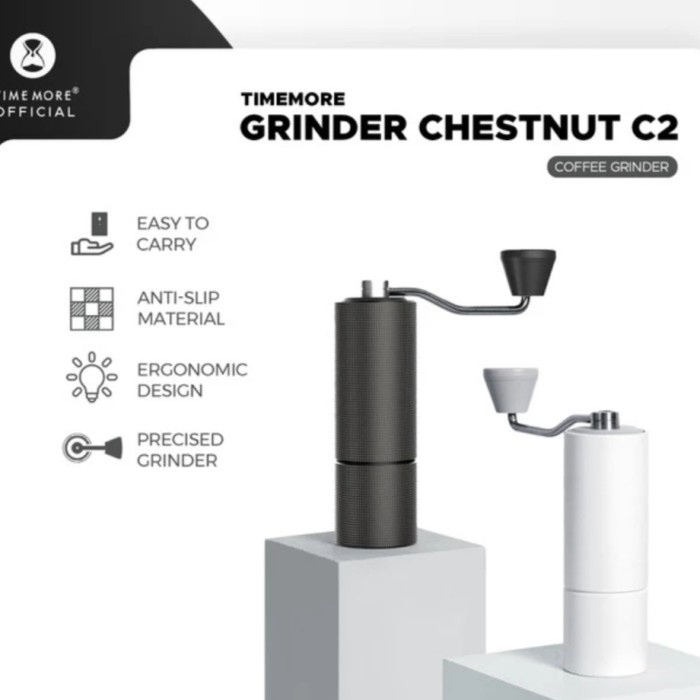 Jual Timemore Grinder C2 Chestnut Penggiling Biji Kopi Manual | Shopee ...