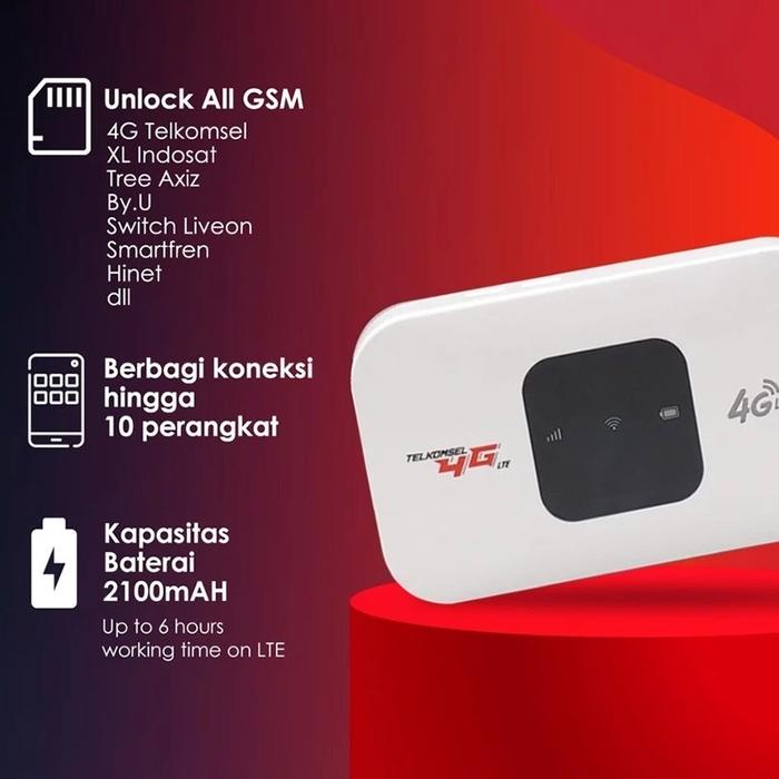 Jual Central - MIFI MODEM WIFI 4G UNLOCK OPERATOR Perdana Telkomsel By.u/ 150 Mbps 4G Portable ...