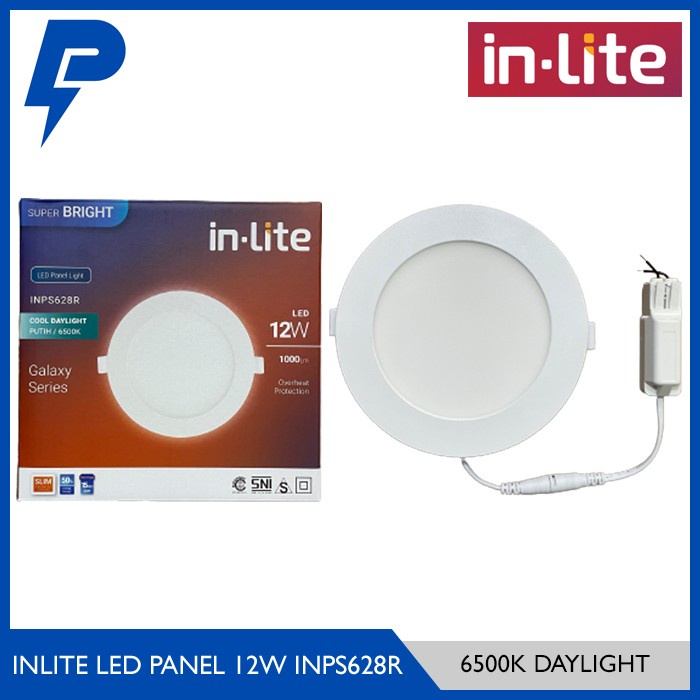 Jual IS New INLITE IN-LITE LAMPU LED PANEL INBOW 12W 12 W 12WATT 12 ...