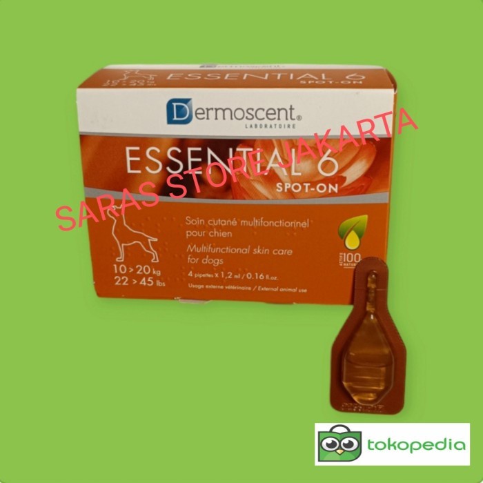 Jual Pet- Dermoscent Essential6 Essential 6 Spot On 1 Pippet | Shopee ...