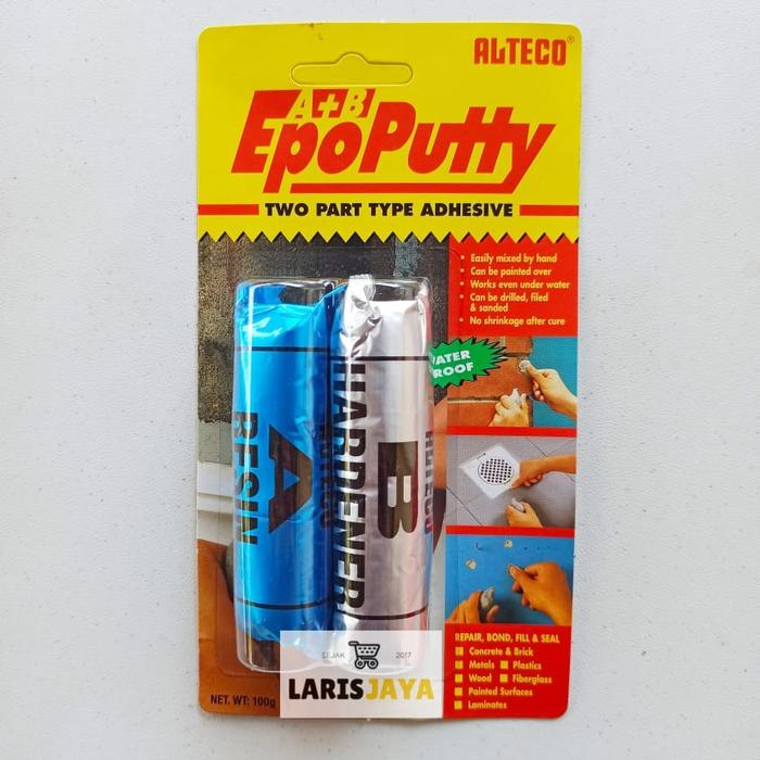Jual ALTECO EPO PUTTY 100 GRAM / LEM LILIN / LEM PORTING / LEM ...