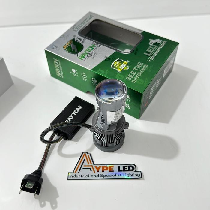 Jual ORIGINAL H4 RTD RAYTON MINI LED BILED PROJECTOR H4 M01U A DAN B 120 WATT BLUELENS TURBO FAN ...