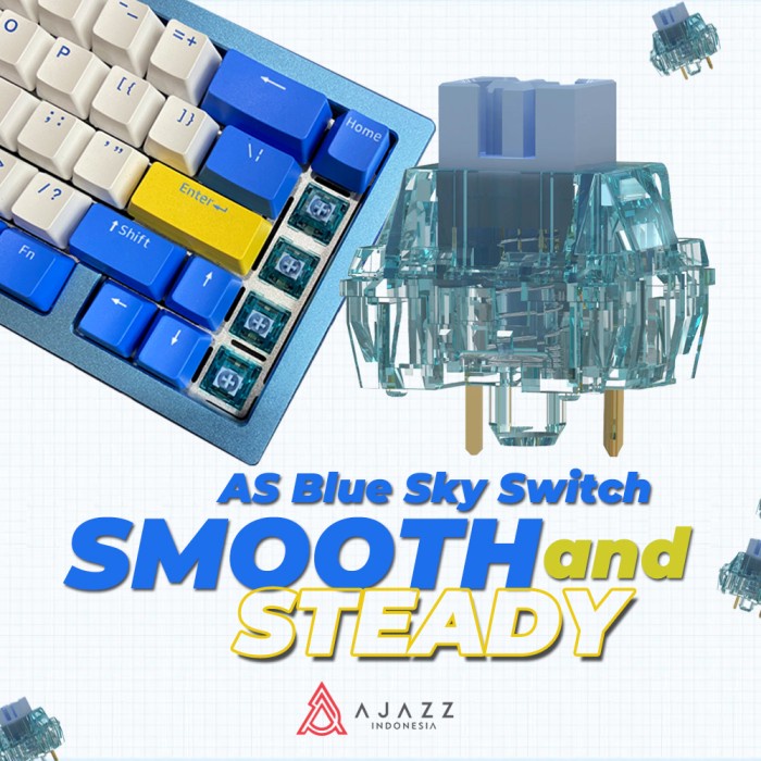 Jual [Expert] Ajazz AS Switch Mechanical Keyboard Tactile/Linear 3-pin ...