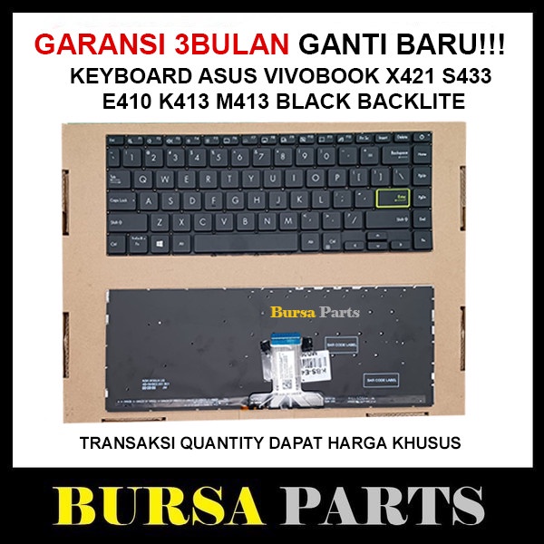 Jual KEYBOARD ASUS VIVOBOOK E410 E410KAO E410M E410MA E410MAO BLACK ...