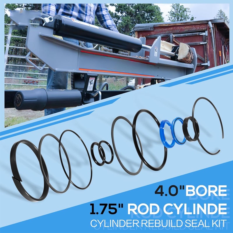 Jual NEW Hydraulic Log Splitter Cylinder Rebuild Seal Kit Fits for 4.0 ...