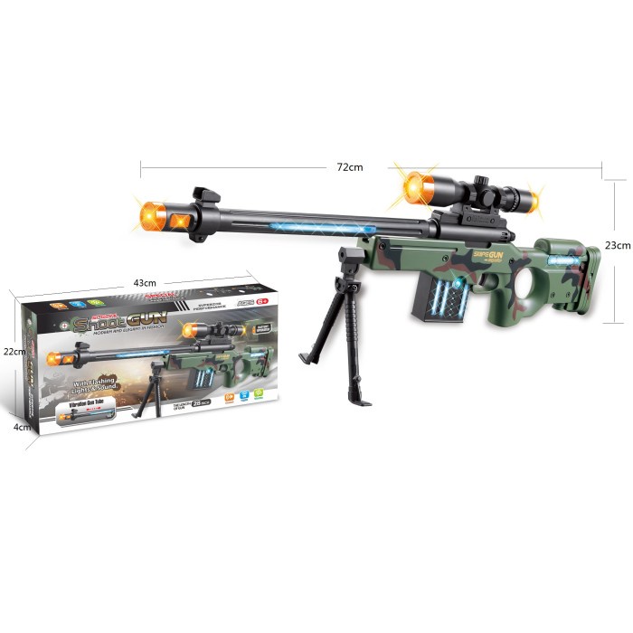 Jual Promo Terbatas Pistol Mainan Sniper Shoot Gun Tembak Tembakan ...