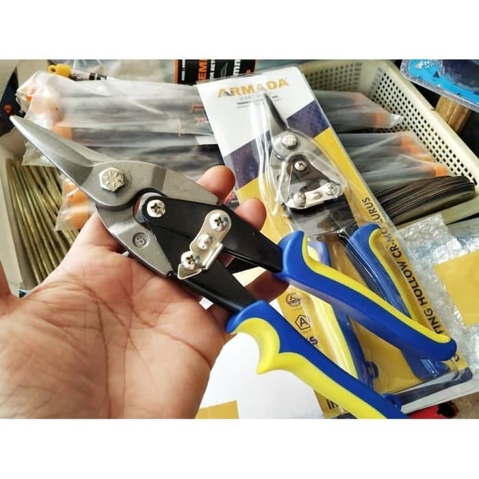 Jual Gemilang Karya Kapusi Gunting Holo 10" / Tang Potong Baja Ringan ...