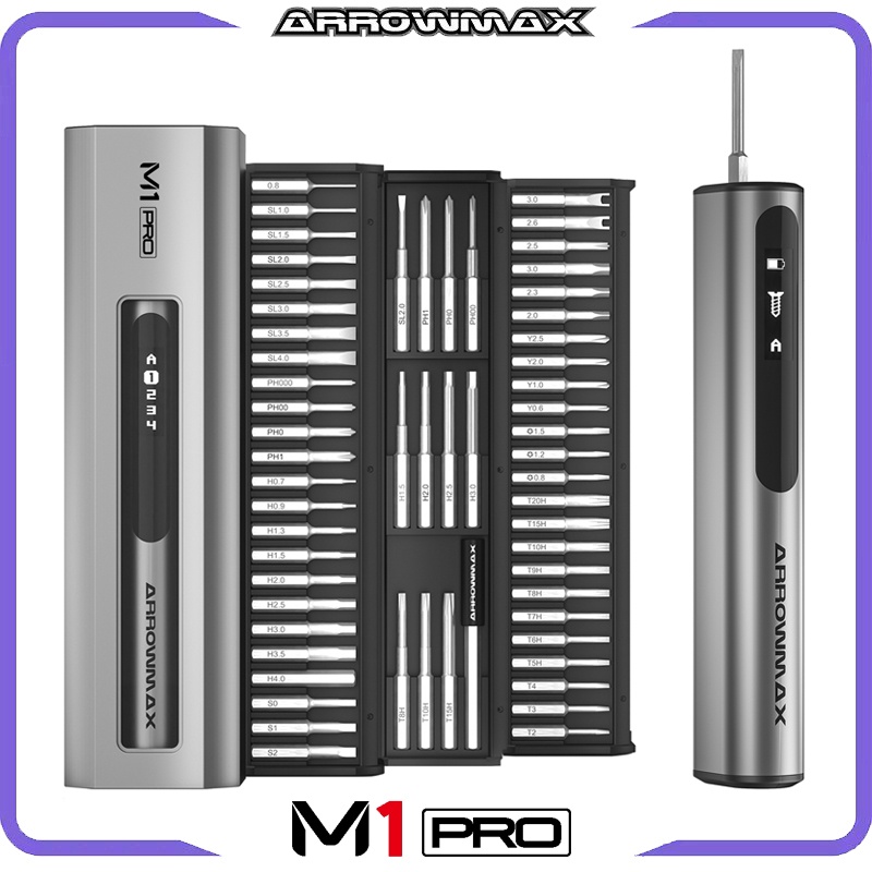 Jual ARROWMAX M1 Pro Smart Electric Screwdrivers Set Touch Control 5 ...