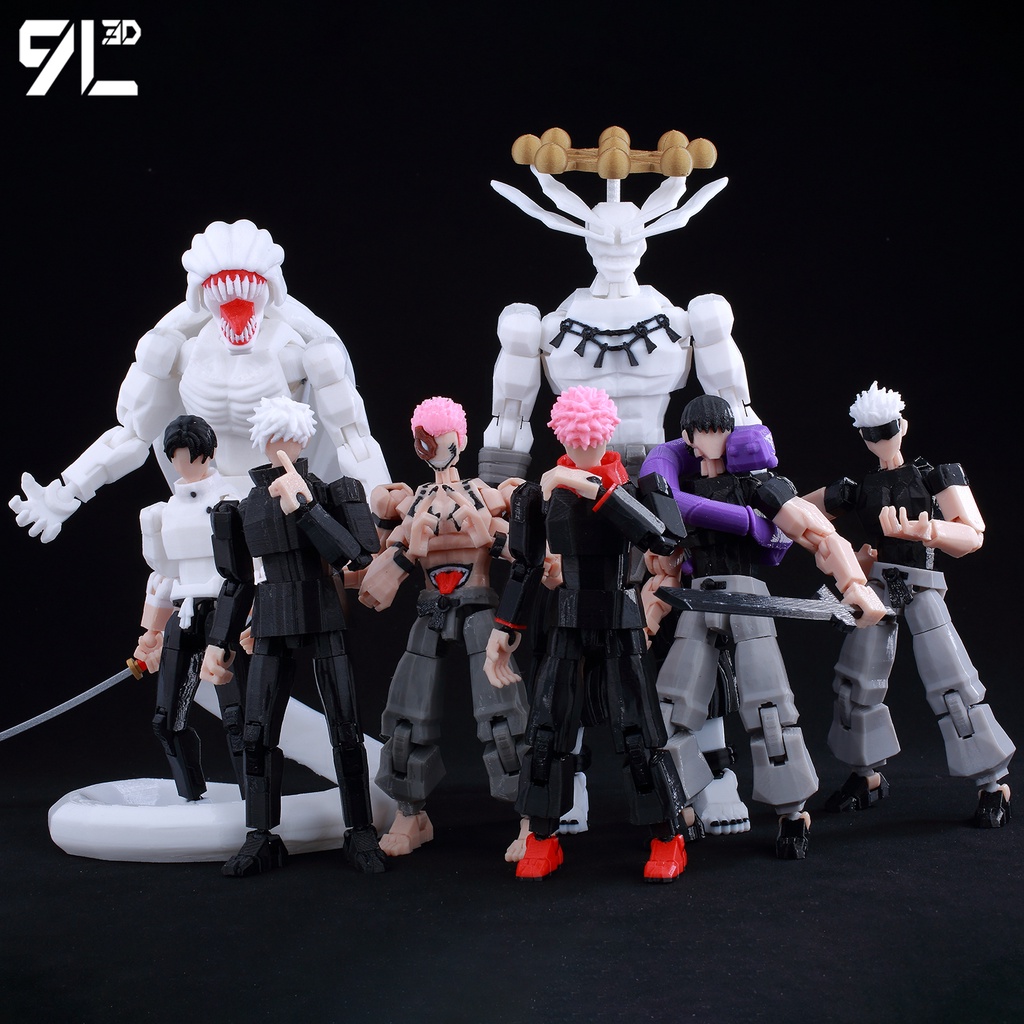 Jual 9L3D Printed Lucky Dummy 13 Jujutsu Kaisen Gojo Satoru Toji Yuji ...
