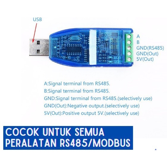 Jual Usb To Rs485 Usb Rs 485 Rs485 Converter Modbus Plc Iot Industrial | Shopee Indonesia