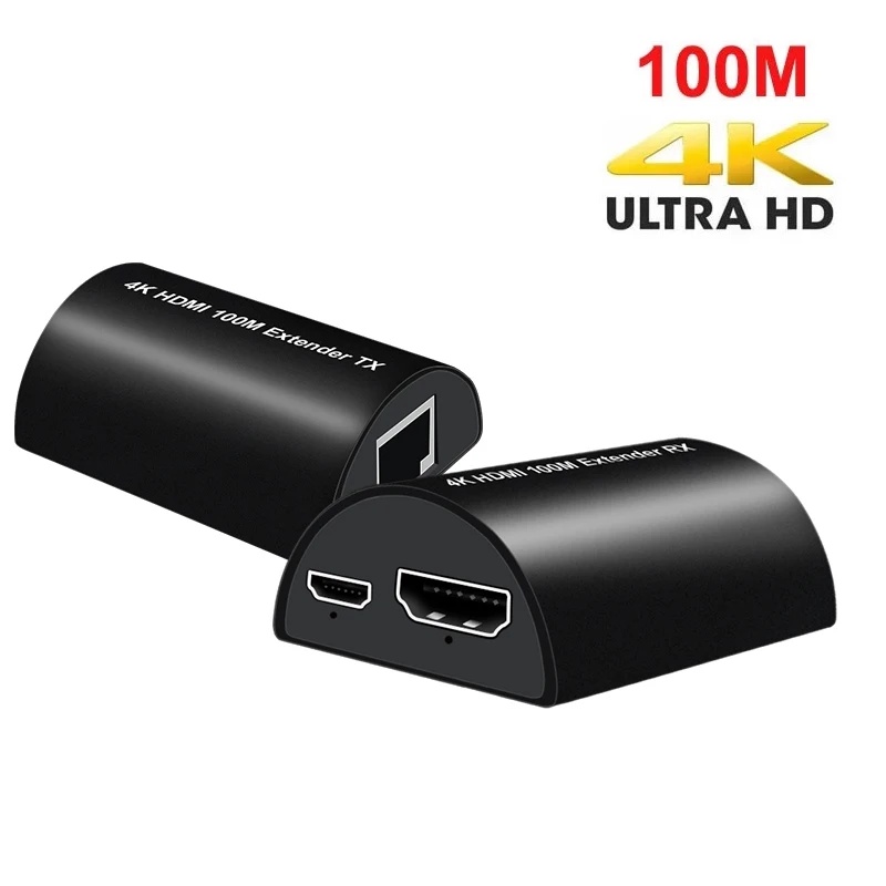 Jual SALE 4K 100M HDMI Extender Video Converter Via CAT5e Cat6 UTP RJ45 ...