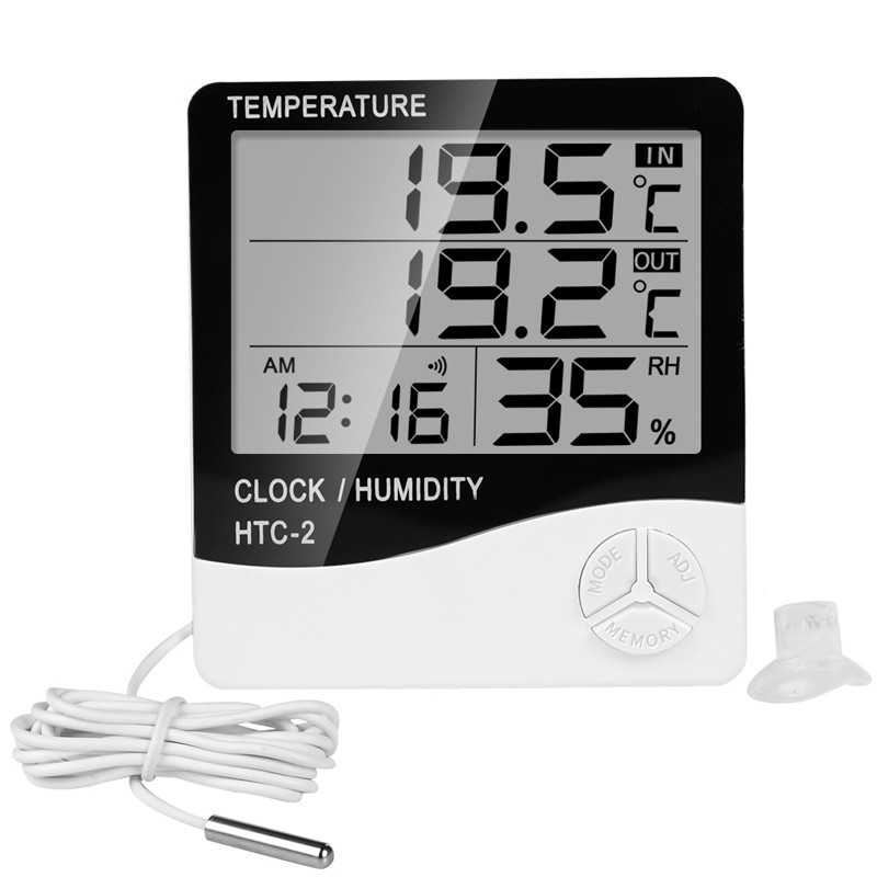 Jual New Digital Thermometer Hygrometer Outdoor Thermometer Digital ...