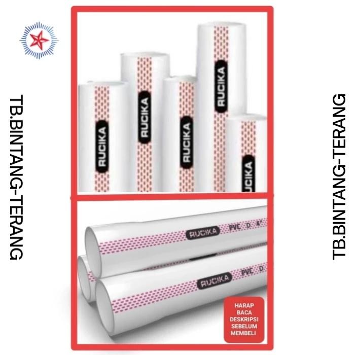 Jual PIPA PVC PARALON PRALON RUCIKA D 4 INCH 4" ECERAN | Shopee Indonesia