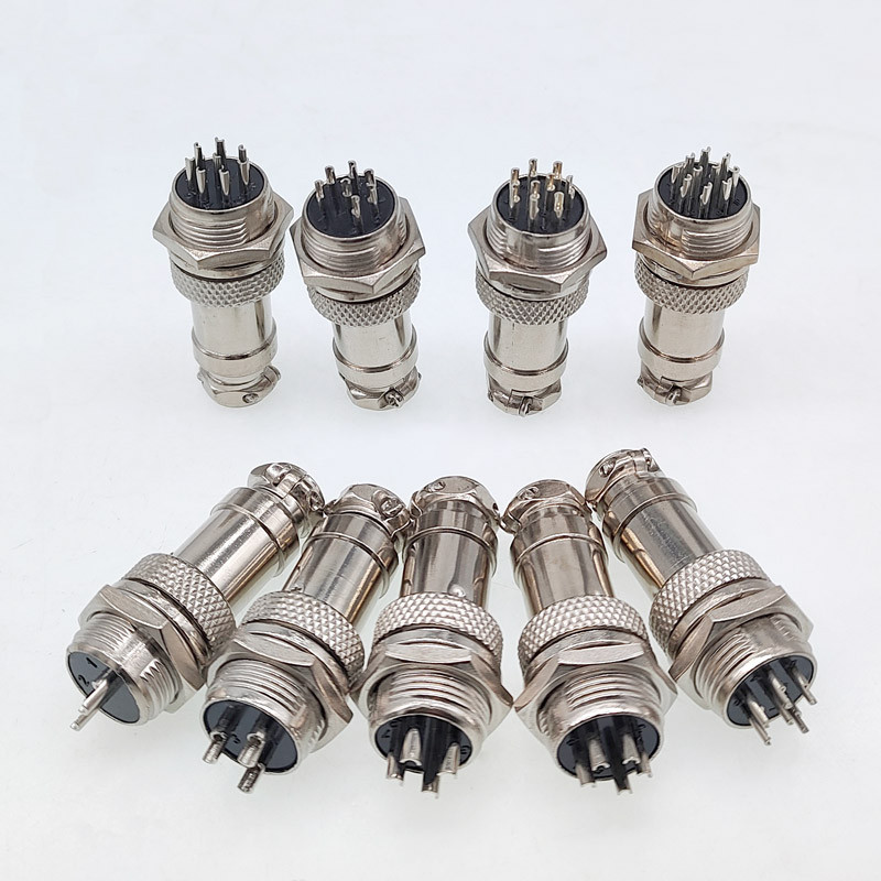Jual New 10 Pair Female&Male GX16 Circular Connector 2Pin 3pin 4pin ...