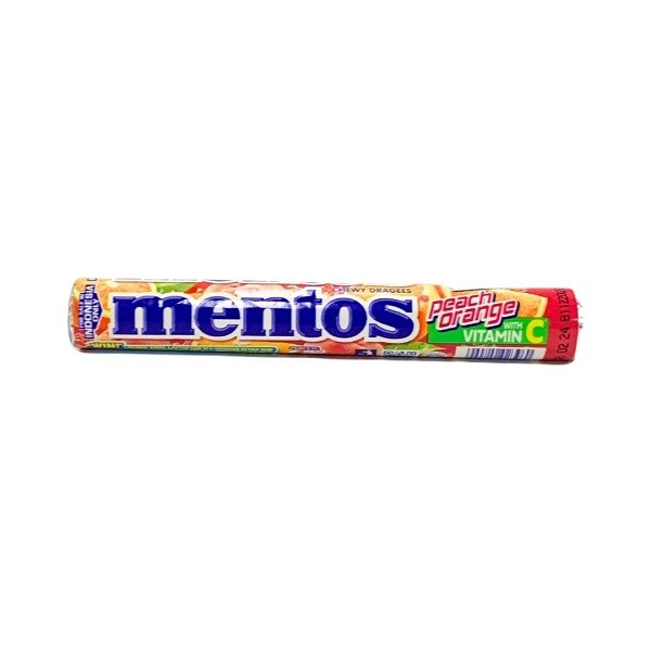 Jual MENTOS ROLL PEACH ORANGE 37G | Shopee Indonesia