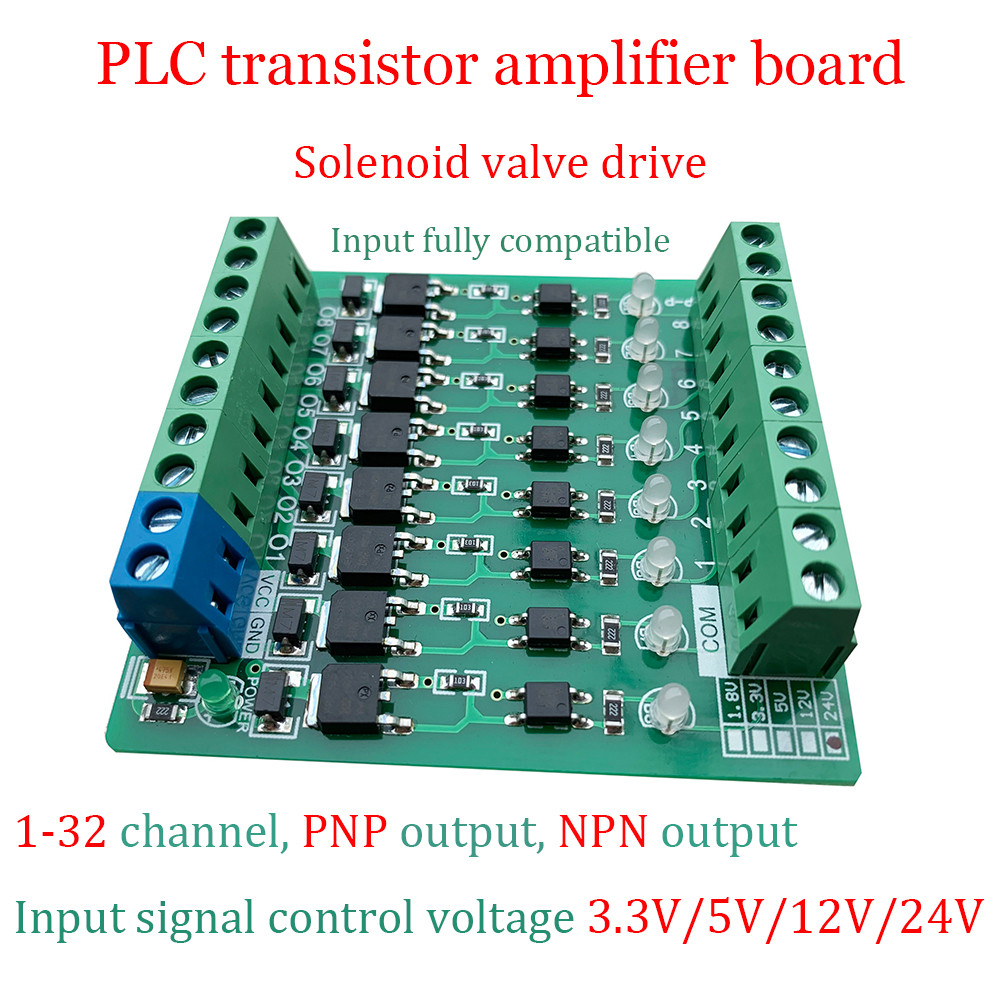 Jual Power Amplifier Board for PLC NPN/PNP Signal to Drive Solenoid ...