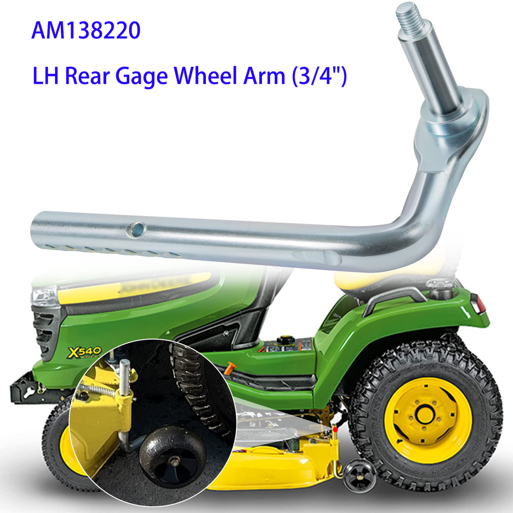 Jual NEW AM138220 AM136329 Left Hand Rear Mower Deck Gage Wheel Arm for ...