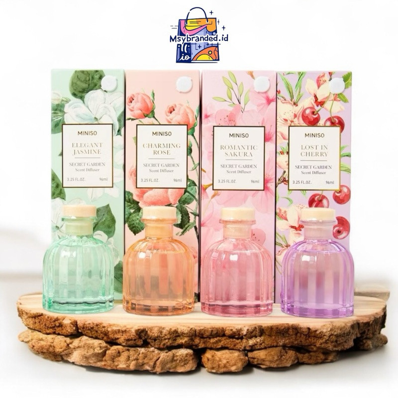 Jual MINISO REED DIFFUSER SECRET GARDEN SERIES 100ML AROMATHERAPY ...