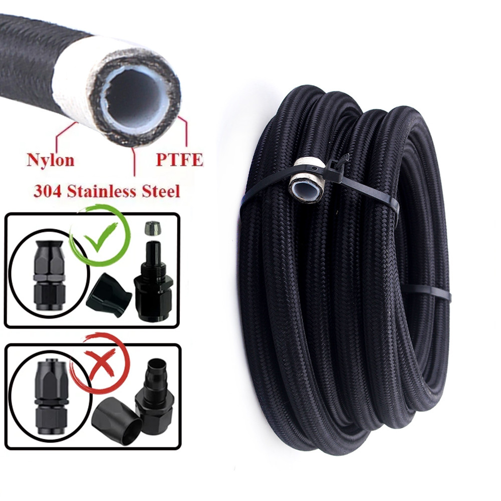 Jual BEST 1M/2M/3M/5M AN3 AN4 AN6 AN8 AN10 Universal E85 Fuel Hose Oil ...