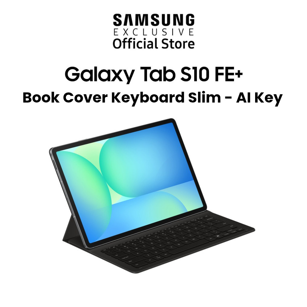Jual Chell Glam Galaxy Tab S10 Fe+ Book Cover Keyboard Slim Ai Key ...