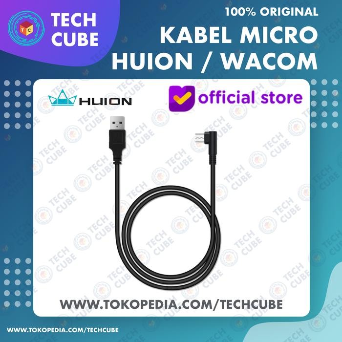 Jual Kabel Colokan Drawing Tablet Cable Huion Wacom Micro USB to USB A ...