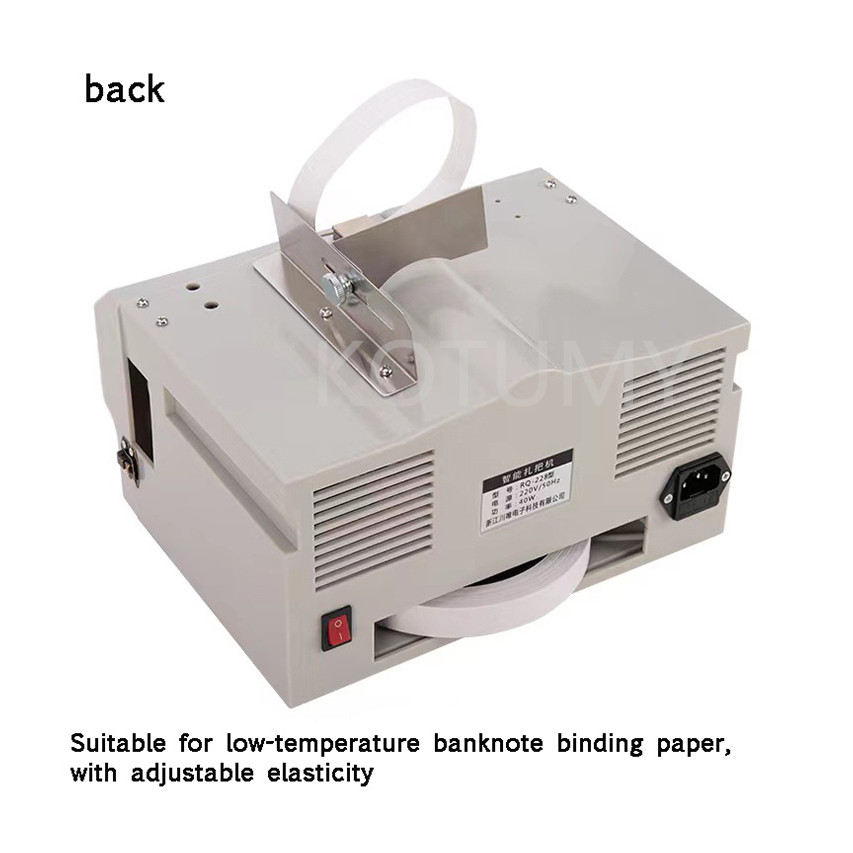 Jual Intelligent Small Banknote Binding Machine Paper Tape Tying ...