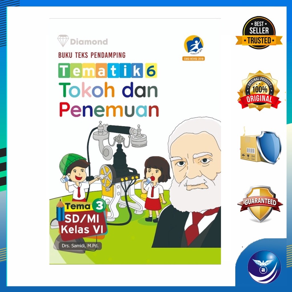 Jual Penerbit Andi - Buku Buku Teks Pendamping Tematik 6 Tema 3: Tokoh dan Penemuan SD/MI Kelas ...