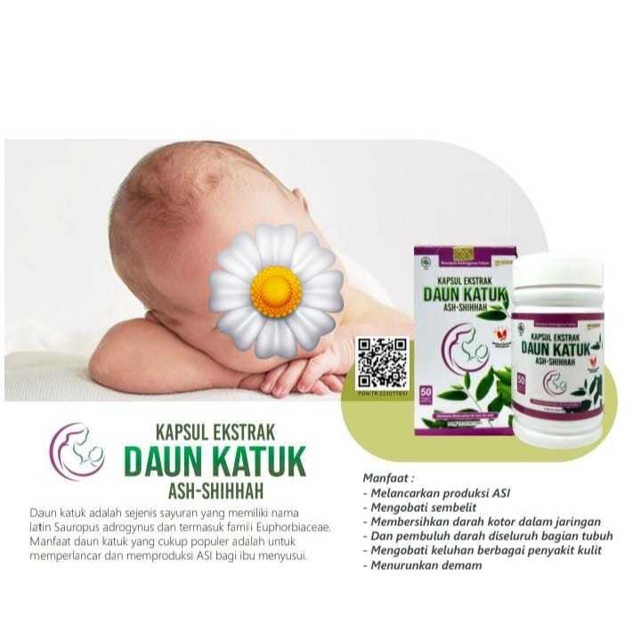 Jual Kapsul Ekstrak Daun KATUK ASI Booster Melancarkan Produksi ASI | Shopee Indonesia