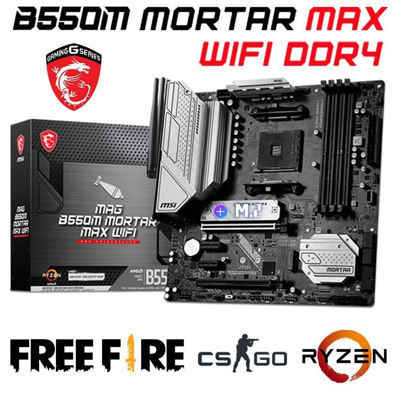 Jual Top! NEW Socket AM4 MSI MAG B550M MORTAR MAX WIFI Motherboard AM4 ...