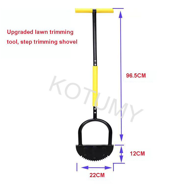 Jual Half Moon Lawn Edger Wide Foot Platform Safe Practical Manual ...