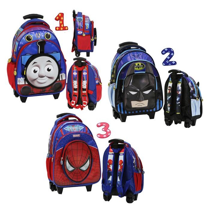 Jual Tas Trolley Anak Sekolah Tk Dan Paud Jagoan Kantung Coin Bahan ...