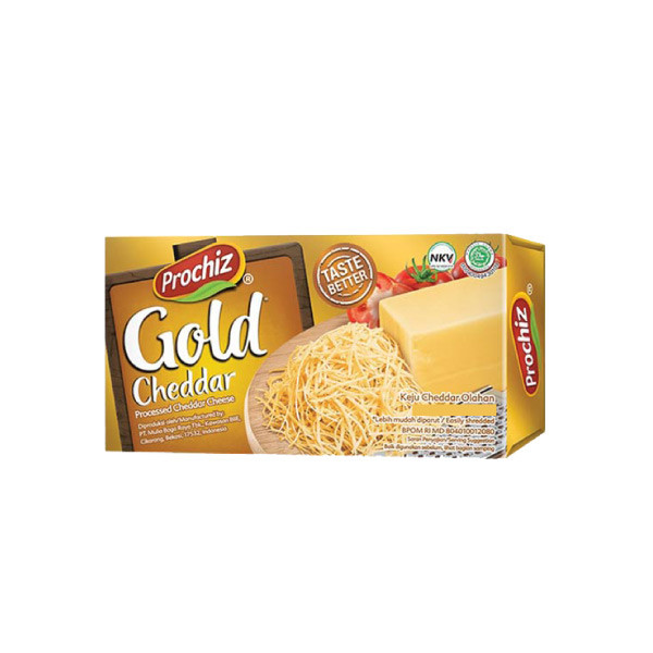 Jual PROCHIZ CHEESE CHEDDAR GOLD 160 GR | Shopee Indonesia