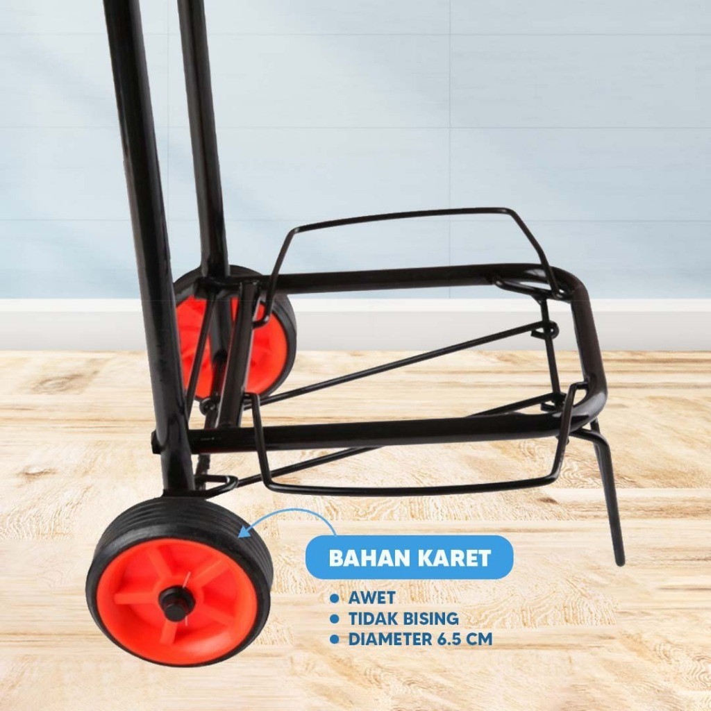 Jual Troli Lipat Rak Trolley Besi Beroda Alat Angkut Barang Galon Gas ...