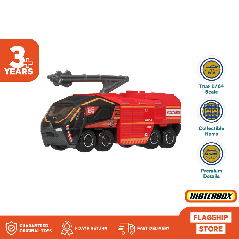 Jual Matchbox Working Rigs MBX Flame Blaster - Mainan Mobil Balap ...