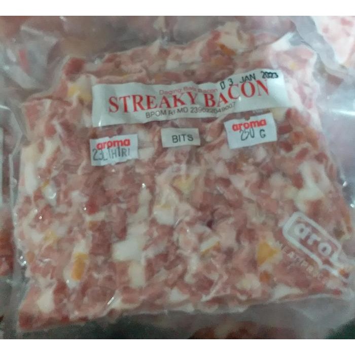 Jual BnyKBonusBelidiMari- (B2) AROMA Back Bacon Streaky Bacon Bits ...