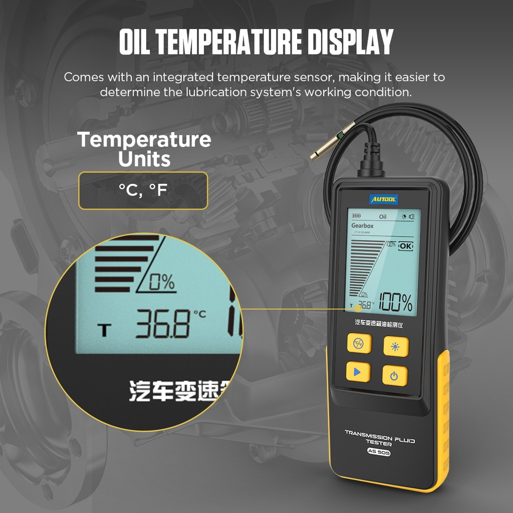 Jual AUTOOL AS505 Car Transmission Fluid Tester ATF Exchanger Gearbox ...